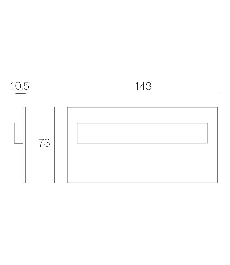 TANGO MAX SHORT ALUMINIUM Oprawa LED barwa zimna - SKOFF24.pl